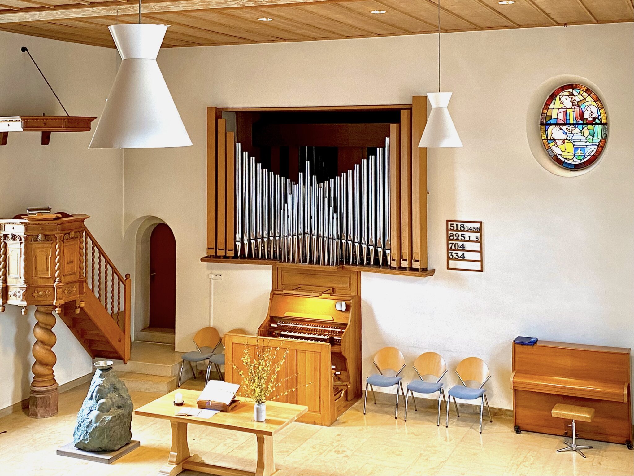 Reigoldswil, Orgel in der evangelisch-reformierten Kirche ...
